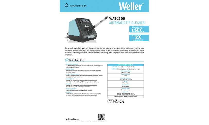 WATC100 | Weller Tools