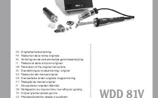WDD 81V | Weller Tools