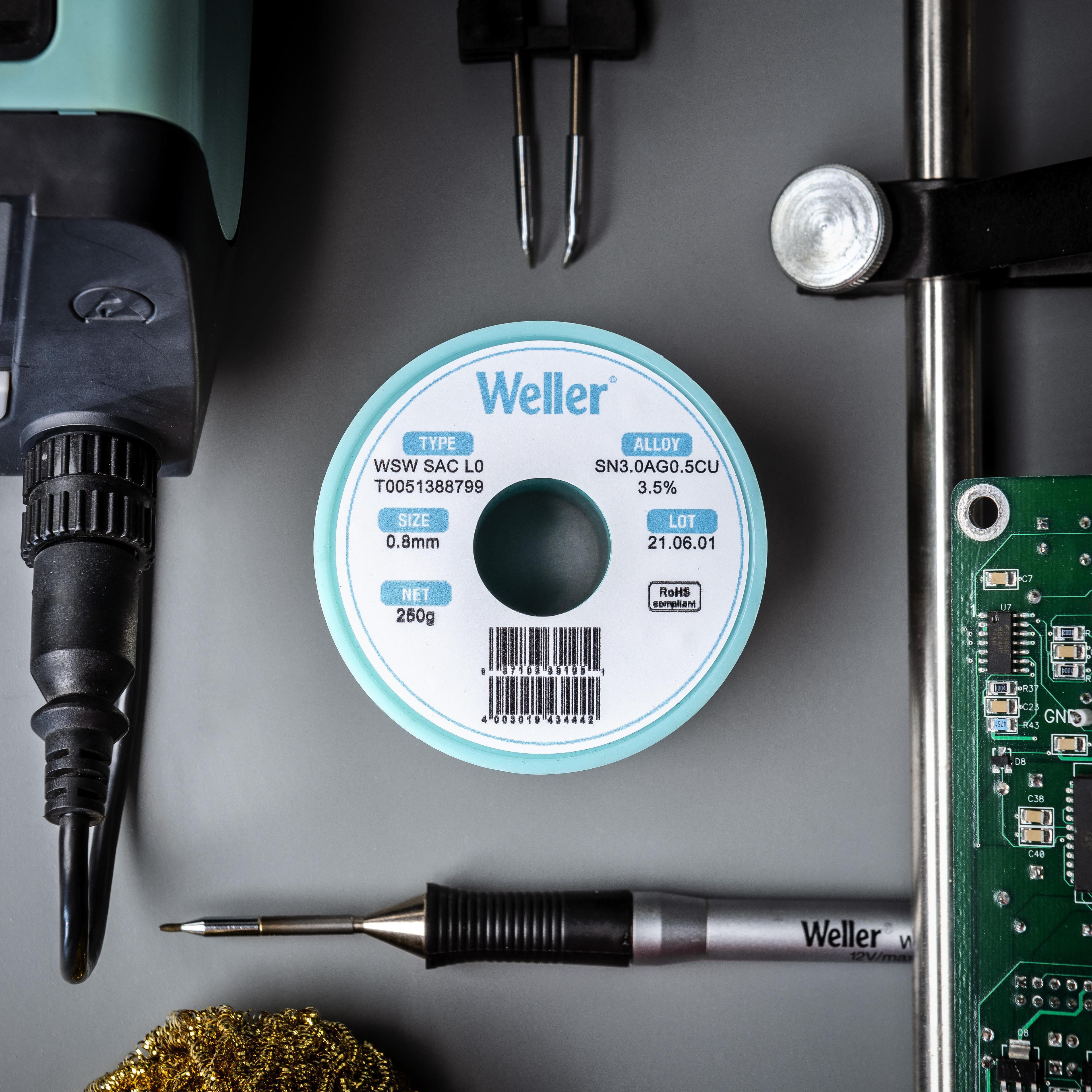 WSW SCN M1 0,5mm, 100g, Sn0,6Cu0,05Ni3,5% | Weller Tools