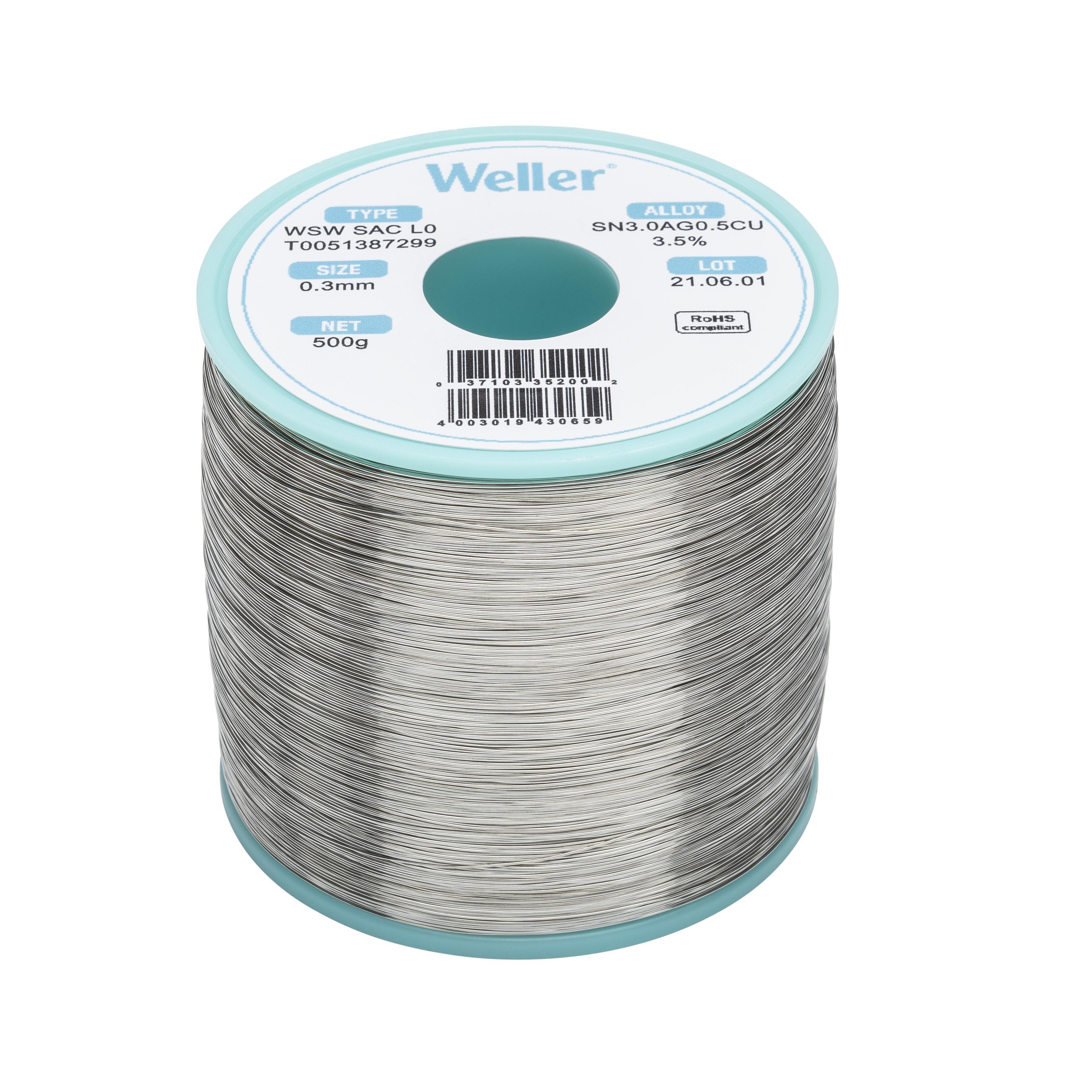 WSW SAC L0 0,3mm, 500g, SN3,0AG0,5CU3,5% | Weller Tools