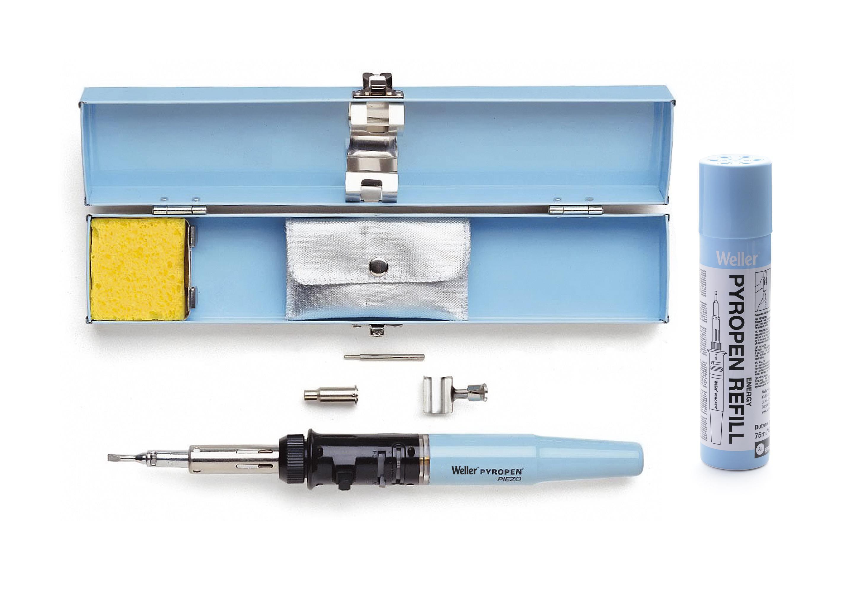 Pyropen Piezo mit Gasflasche | Weller Tools