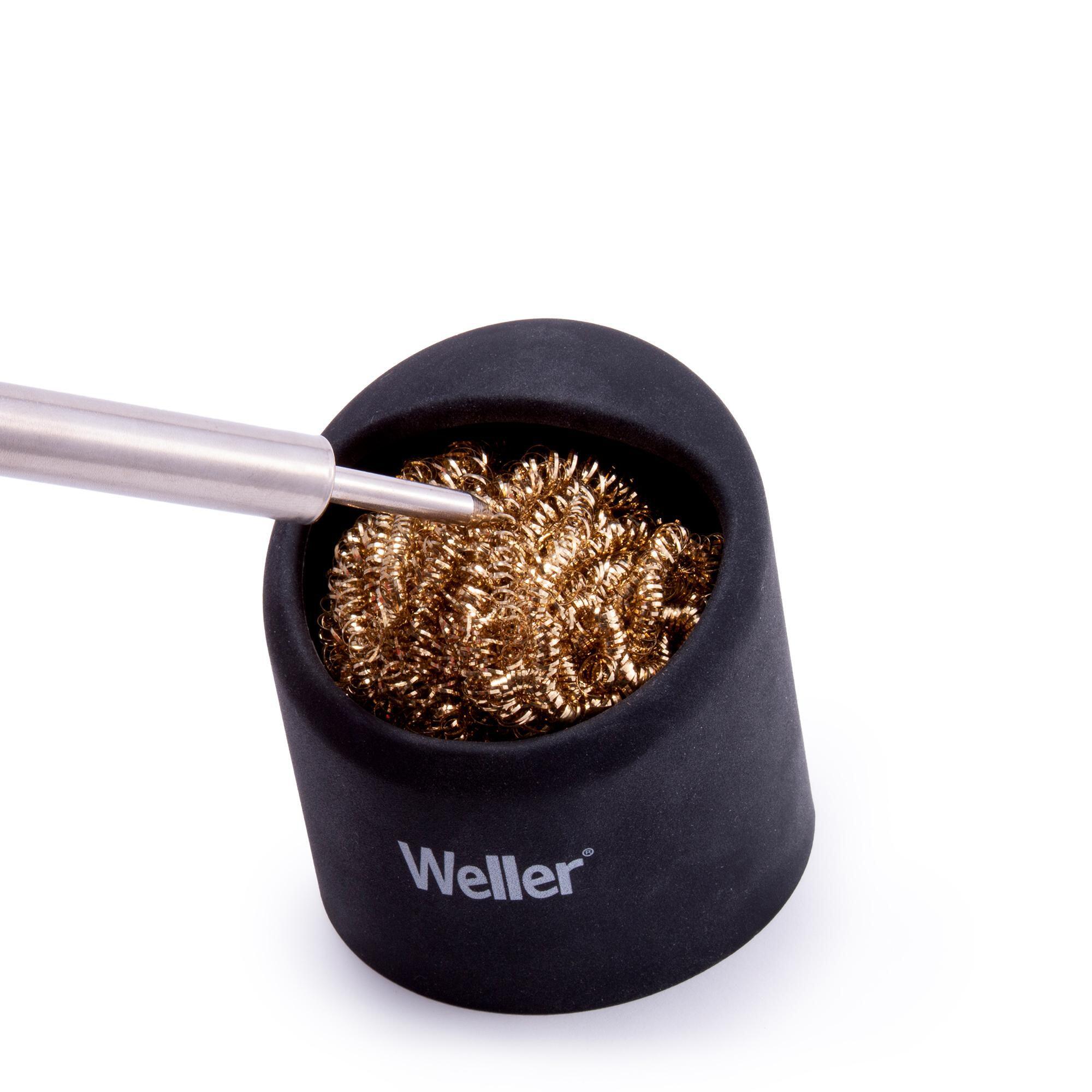 Brass sponge tip cleaner with holder | Weller Tools