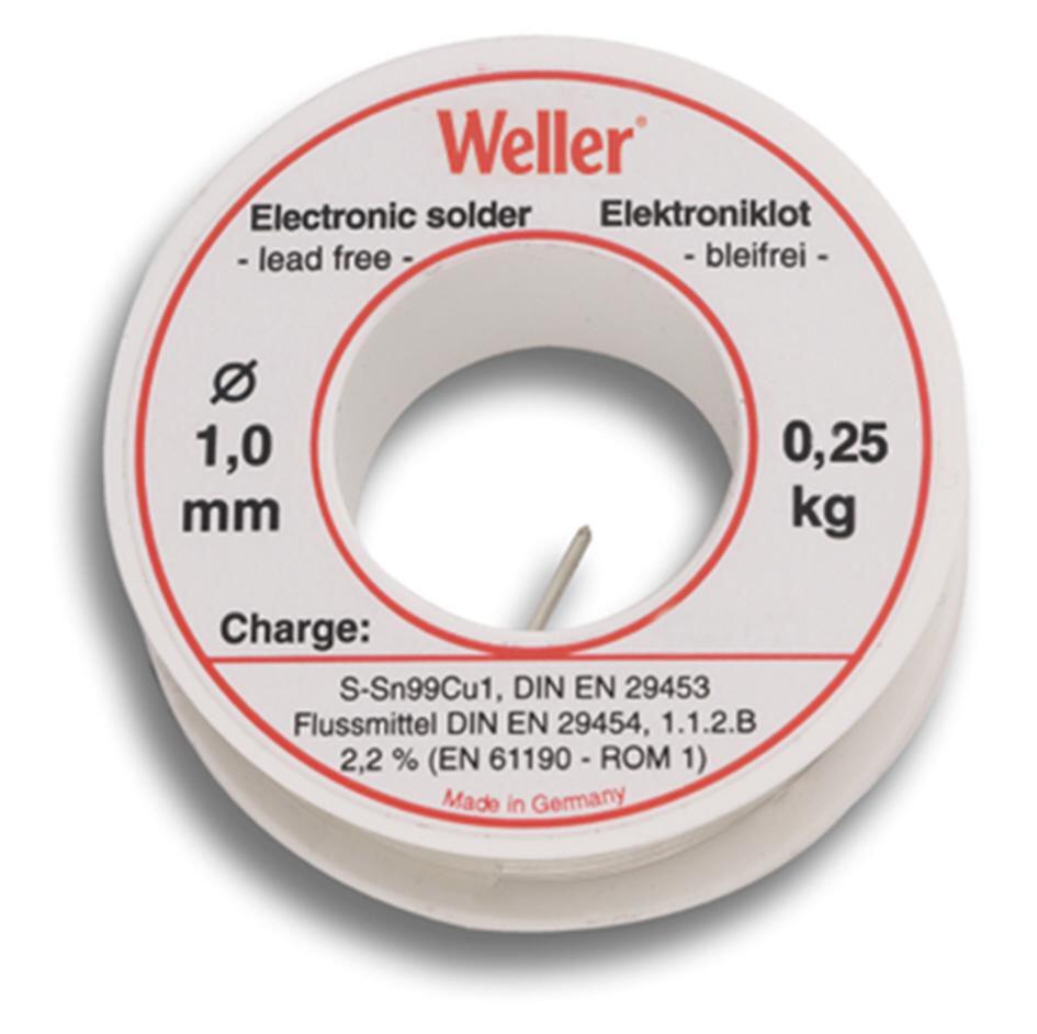 Elektronisches Lötzinn EL99, 1mm, 250g | Weller Tools