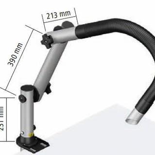 Easy-Click 60 Extraction Arm Ø 60.0mm Length 0.7m | Weller Tools
